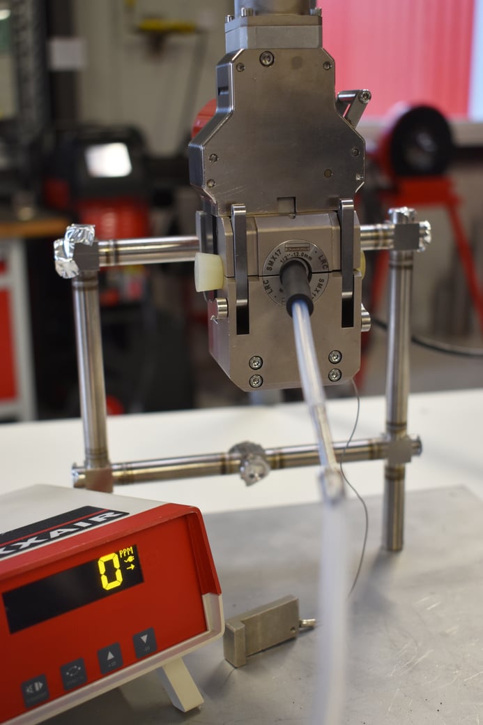 Optimized orbital TIG welding results thanks to a PPM oxygen analyzer?