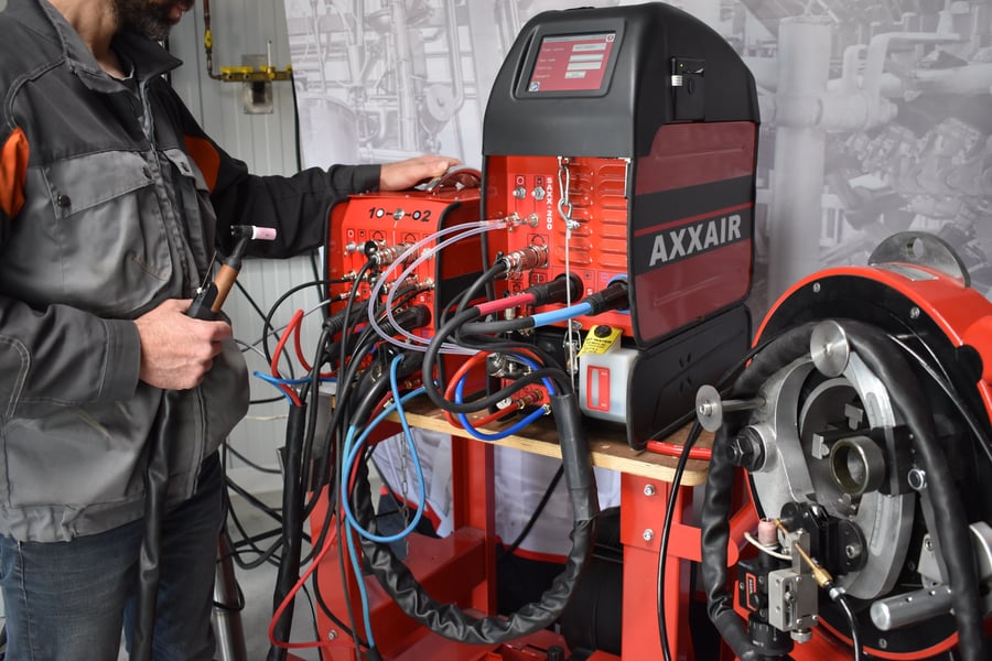 Different configurations for the orbital welding power supply SAXX