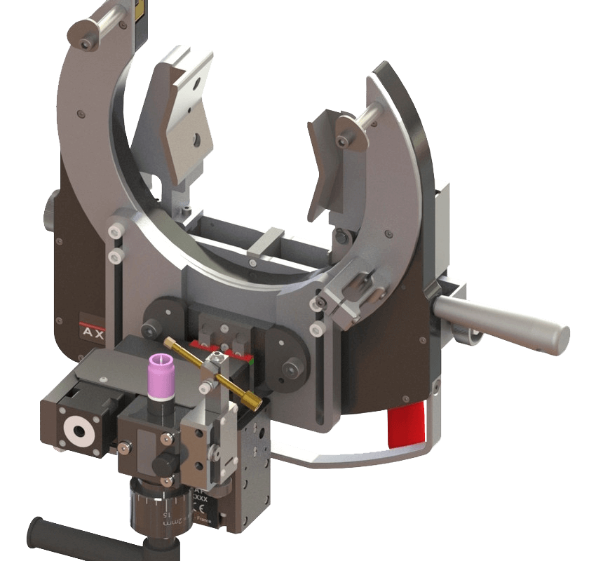 Machines and solutions for orbital cutting, squaring, beveling and welding
